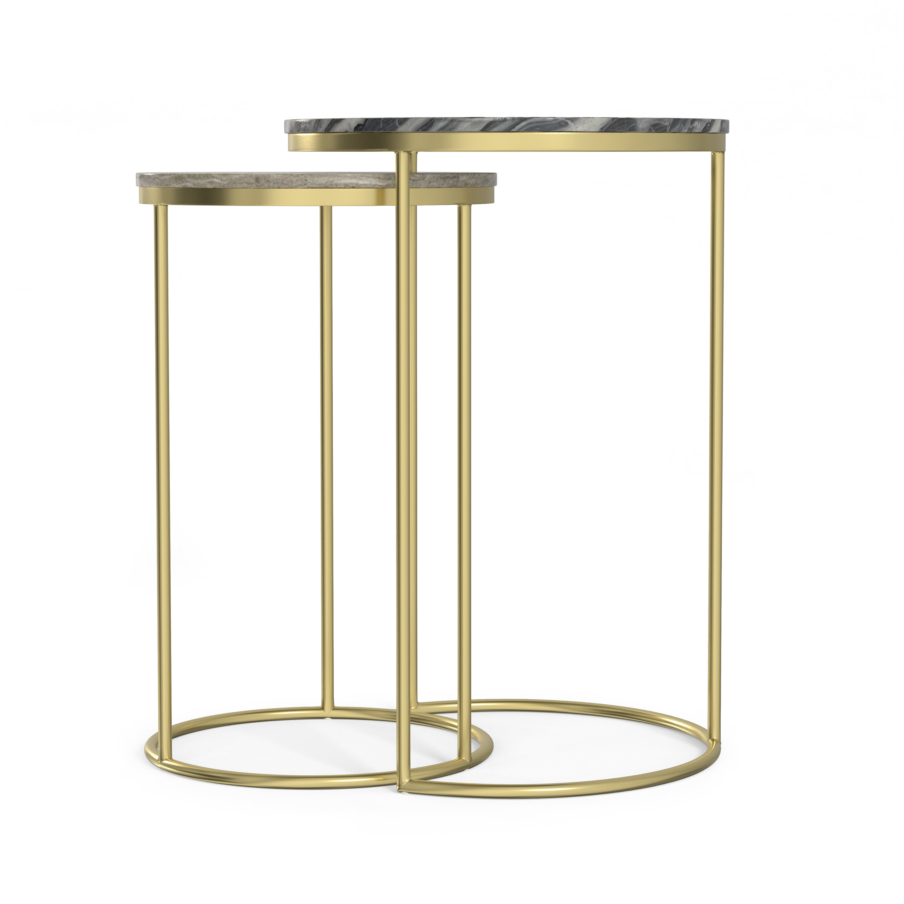 Simpli Home Ashley 16"W Grey and Natural Genuine Contemporary End ...