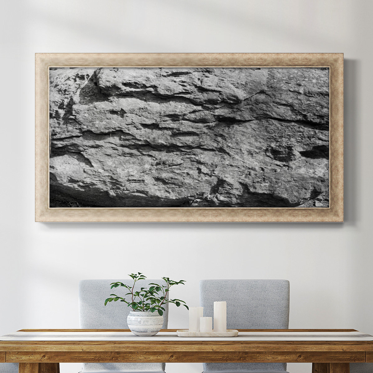 17 Stories Found Textures XV Premium Framed Canvas- Ready To Hang | Wayfair