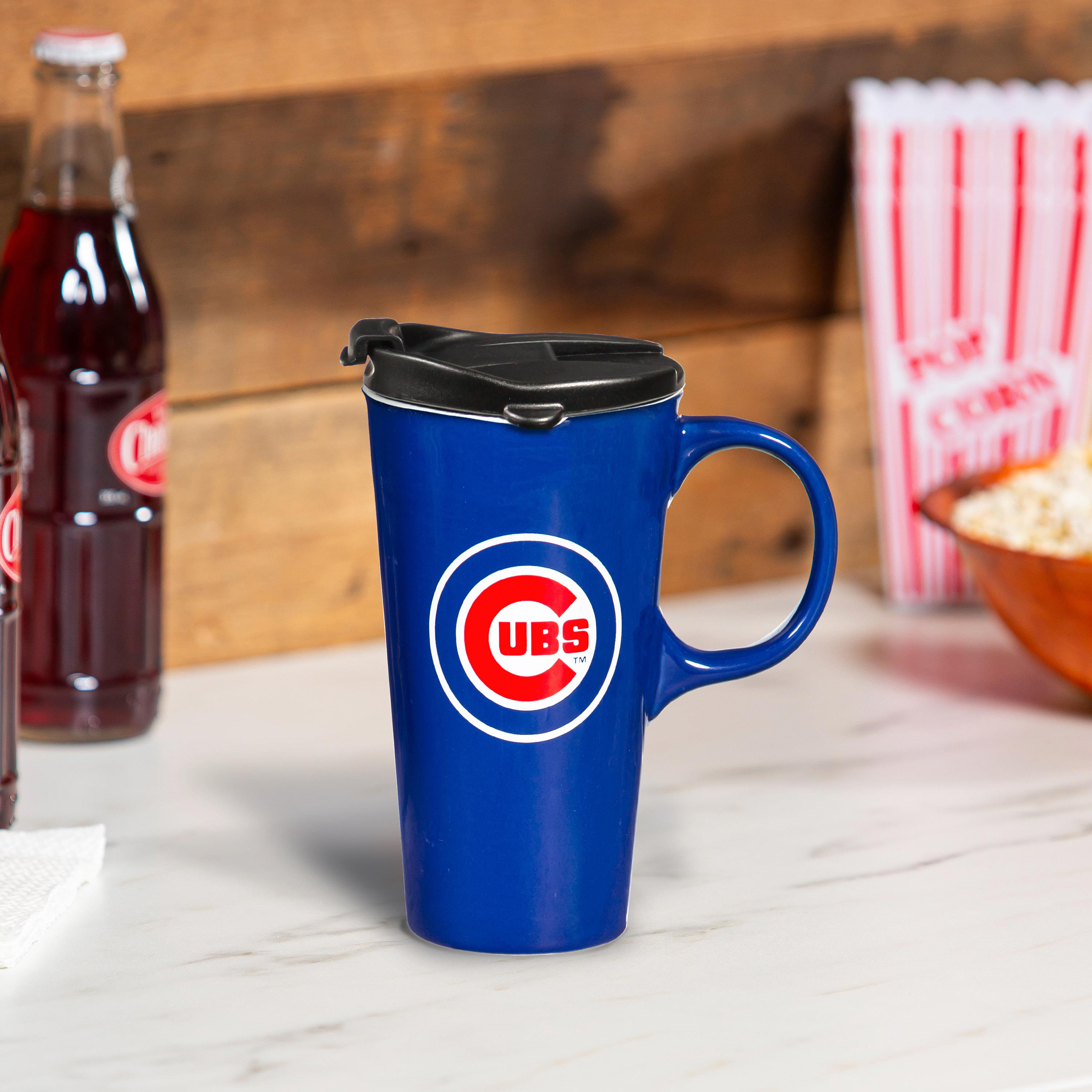 Evergreen Enterprises, Inc Chicago Cubs Boxed Travel Latte Cup, 17oz ...