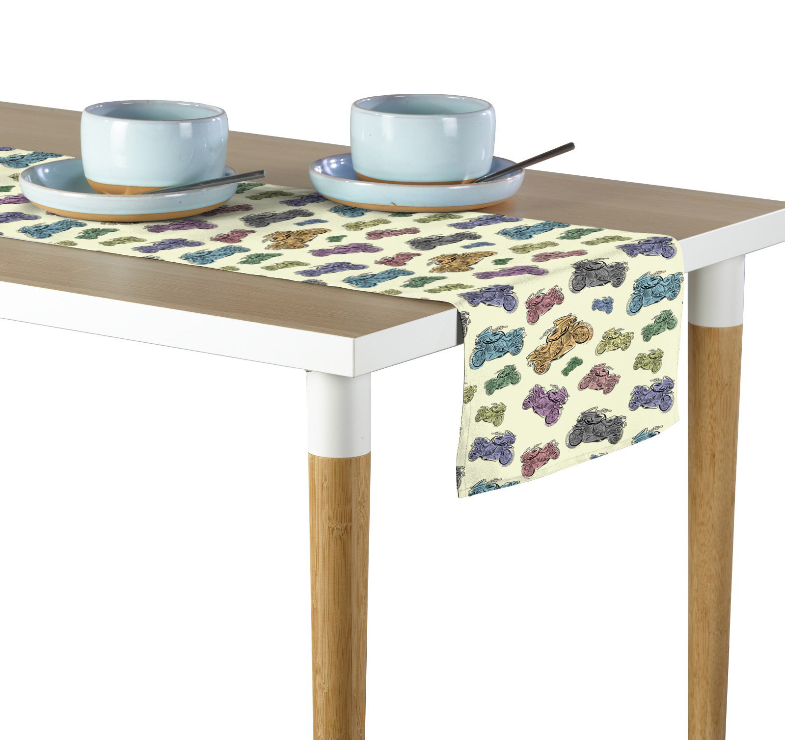 East Urban Home Zezza Geometric Table Runner | Wayfair