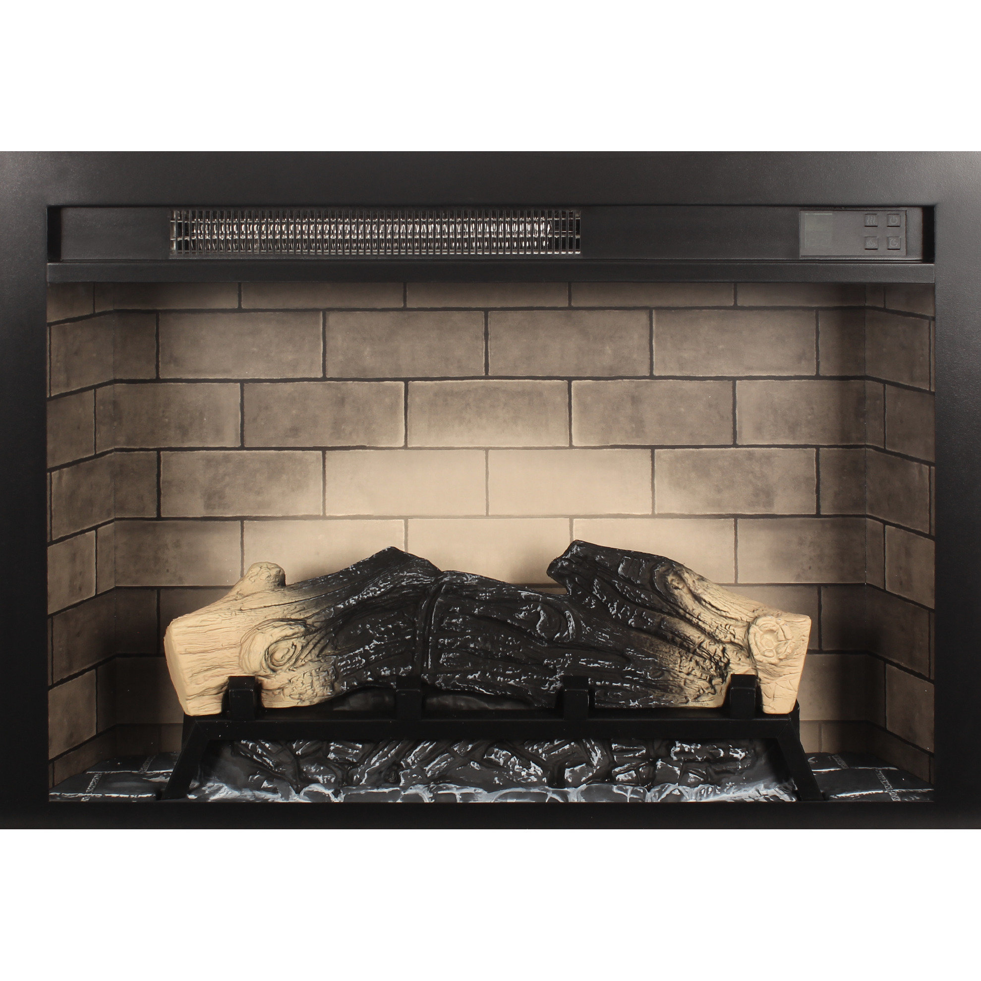 Brayden Studio® 20" High Electric Fireplace Insert: Stylish Heating ...