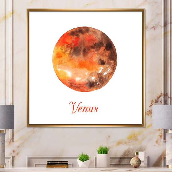 Ebern Designs " Astrology Planet Venus " Painting Print | Wayfair