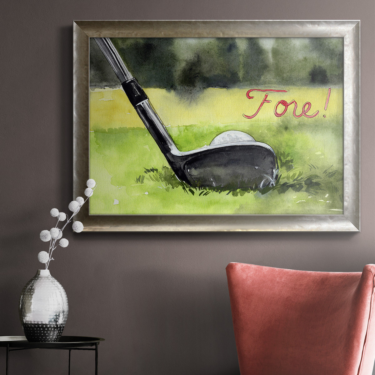 Winston Porter Tee Off Time IV Premium Framed Canvas- Ready To Hang ...