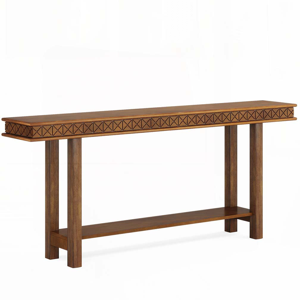 Ivy Bronx 70.9" Long Console Table with Open Storage | Wayfair