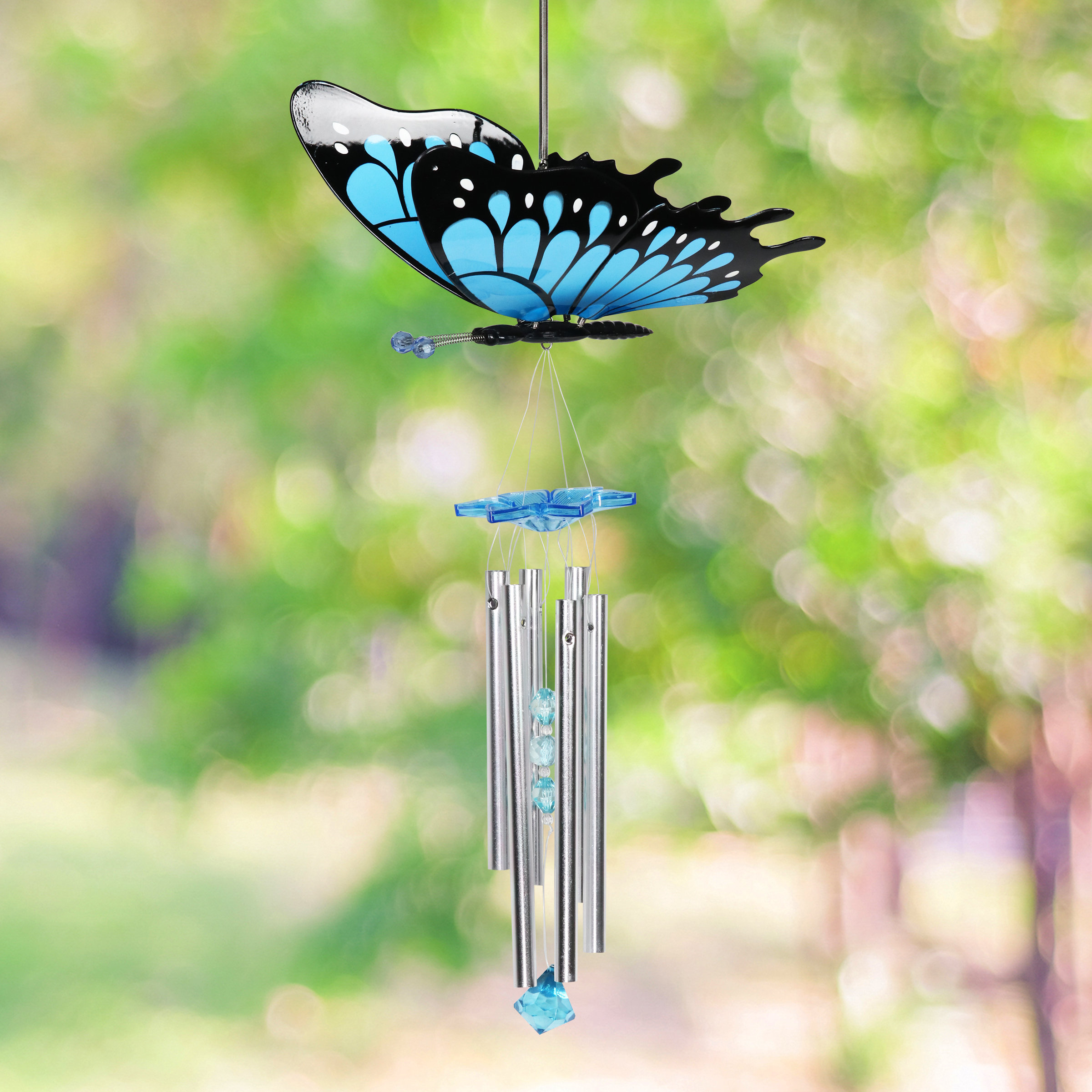 Exhart Large WindyWings Butterfly Wind Chime, 11 by 24 Inches & Reviews ...