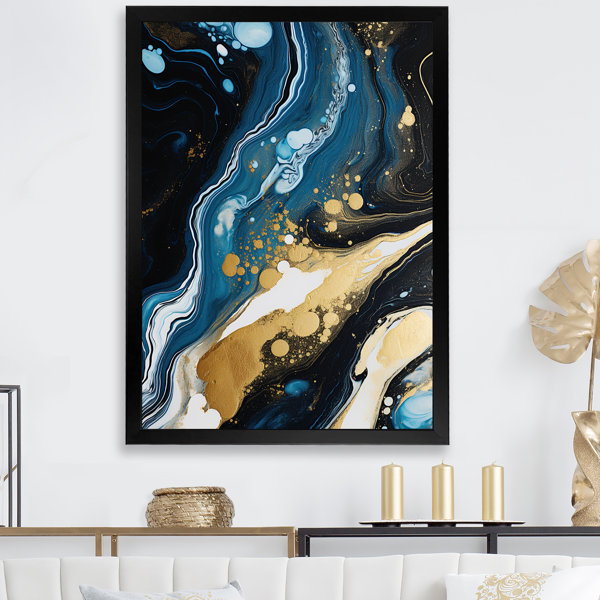 Mercer41 Abstract Liquid Ink Serenade Of Swirls III - Liquid Ink ...