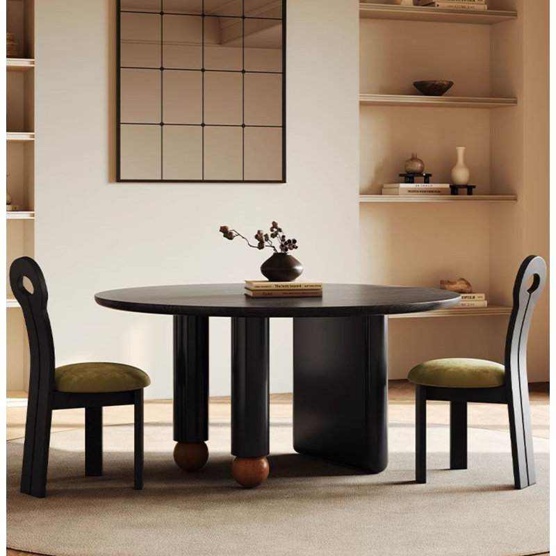 Ivy Bronx Paolo Vivan Round 59'' Dining Table | Wayfair