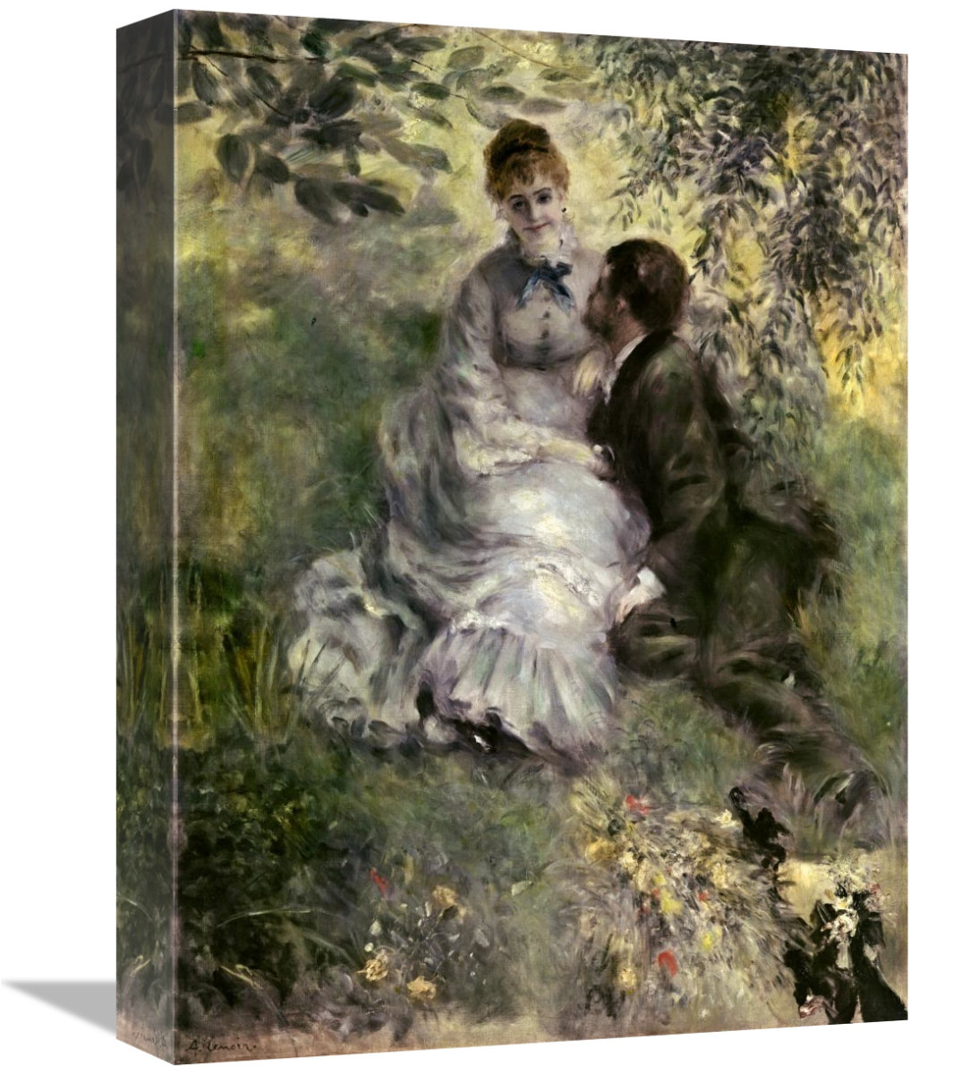East Urban Home 'The Lovers' Print on Canvas | Wayfair