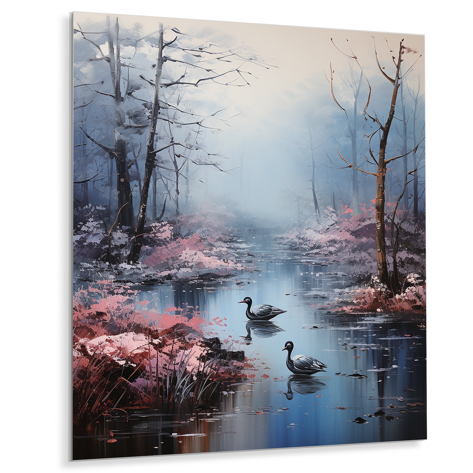 Millwood Pines Germany Misty Morning Forest - Germany Metal Wall Decor ...