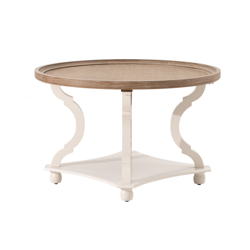 Ophelia & Co. Plaisance Rustic Farmhouse Cottage Core Coffee Table ...