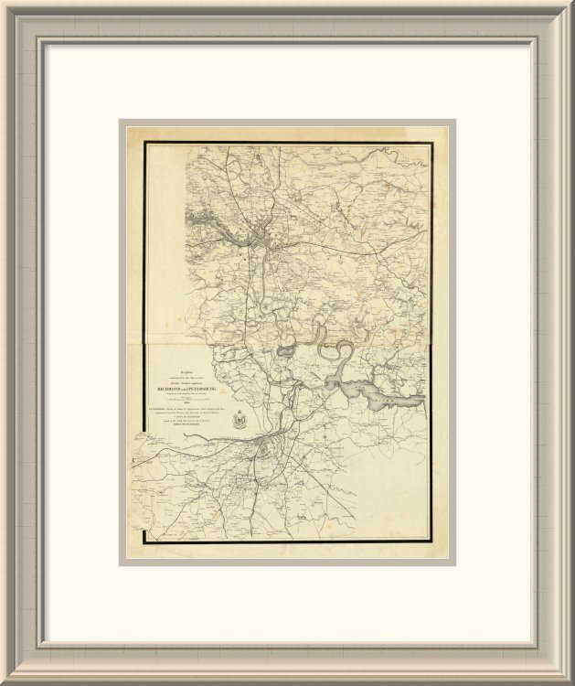 East Urban Home 'Civil War Map Showing the Operations of the Armies ...
