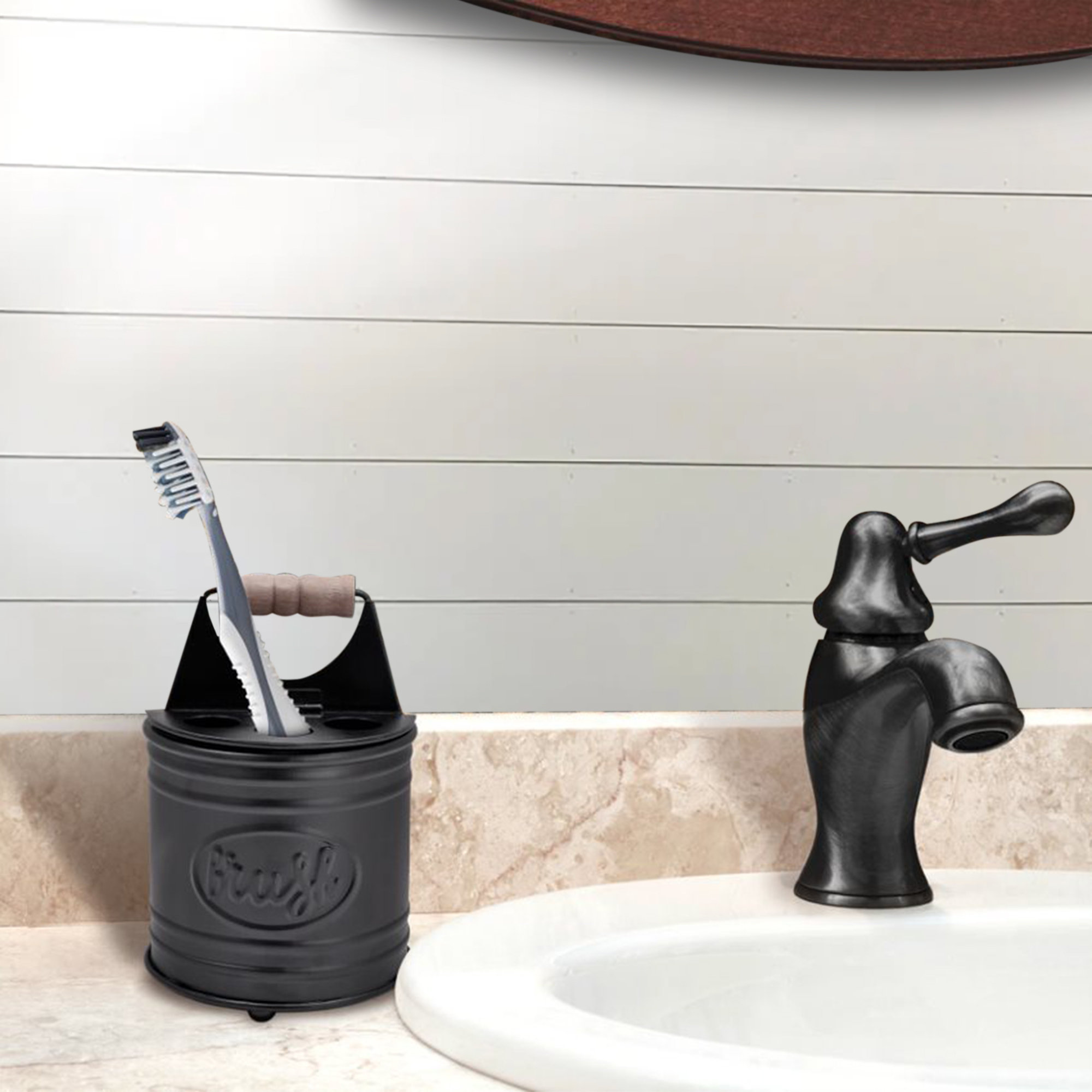 August Grove® Bladyn Geonni Farmhouse Toothbrush Holder | Wayfair