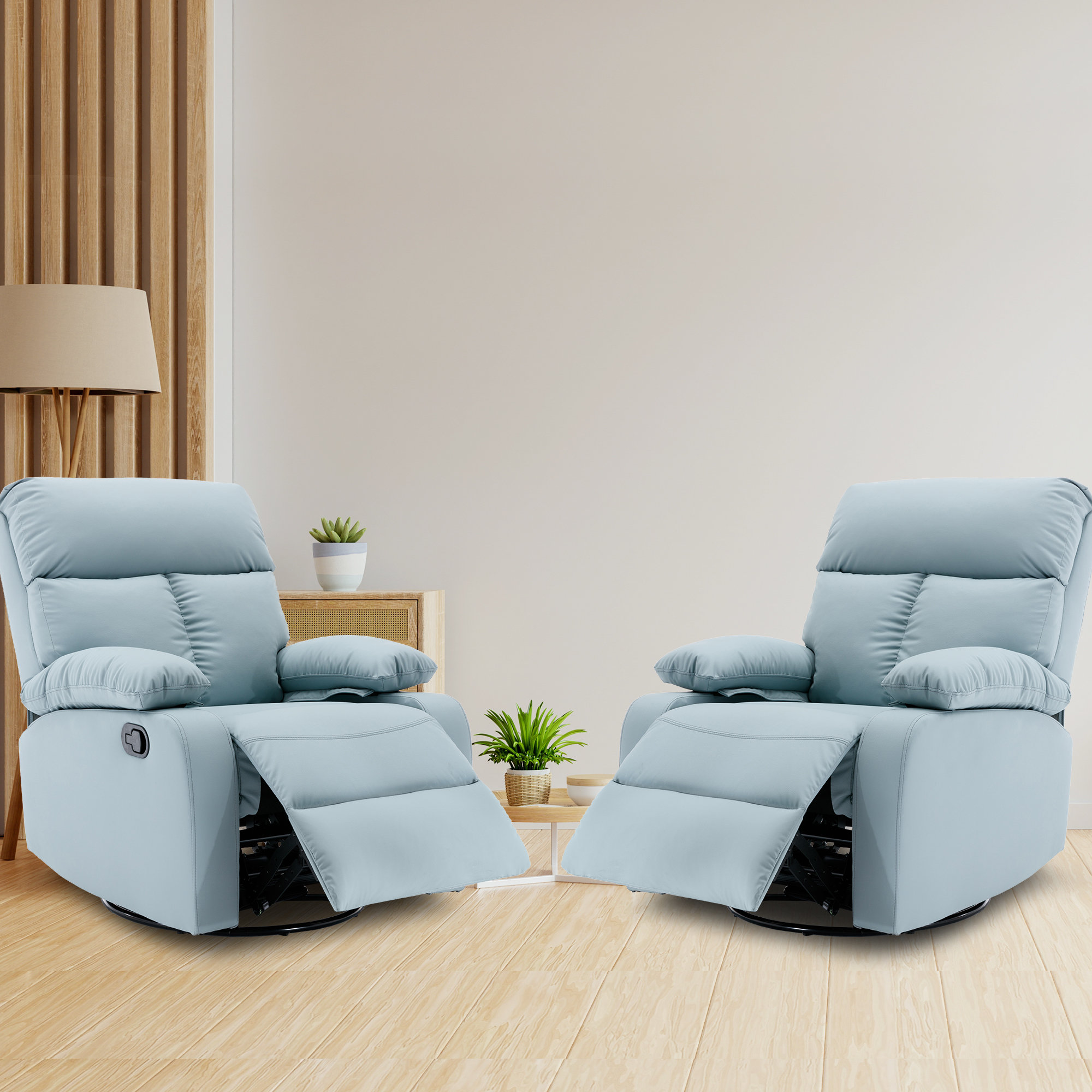 Latitude Run® Swivel Rocker Recliners For Small Spaces,rocking Recliner ...