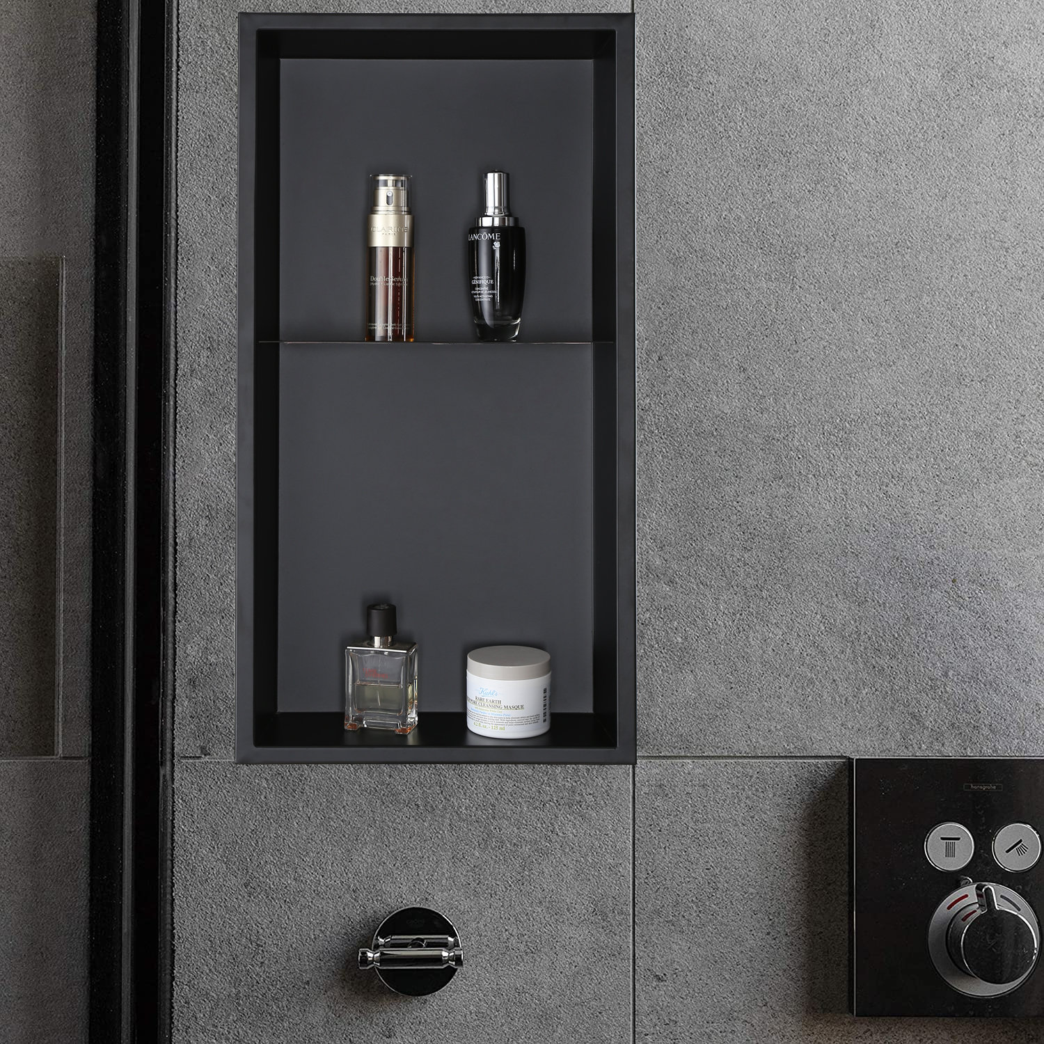 DecoMust Matte Black Shower Niche with Shelf & Reviews - Wayfair Canada