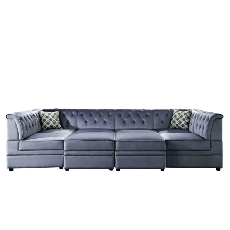 Audiohome Bois II Modular Armless Chair | Wayfair