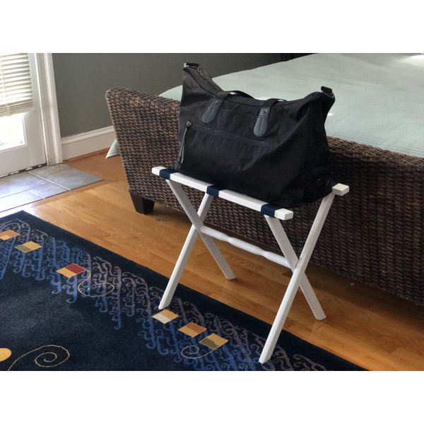 Gate House Furniture Folding Wood Luggage Rack & Reviews | Wayfair