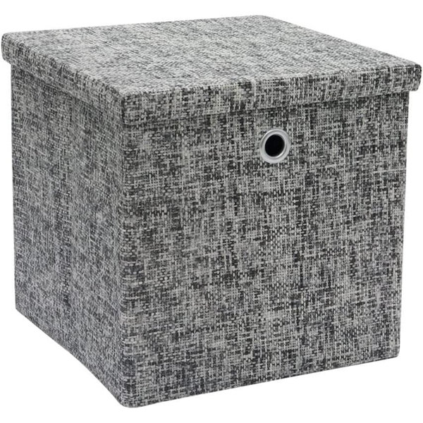 17 Stories MantraRaj Square Paper Lidded Storage Box With Lids ...