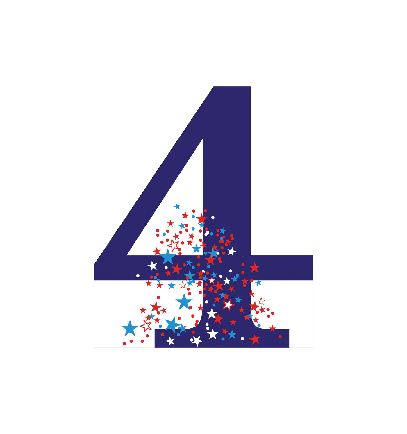 Advanced Graphics Number 4 Cardboard Stand-Up | Wayfair