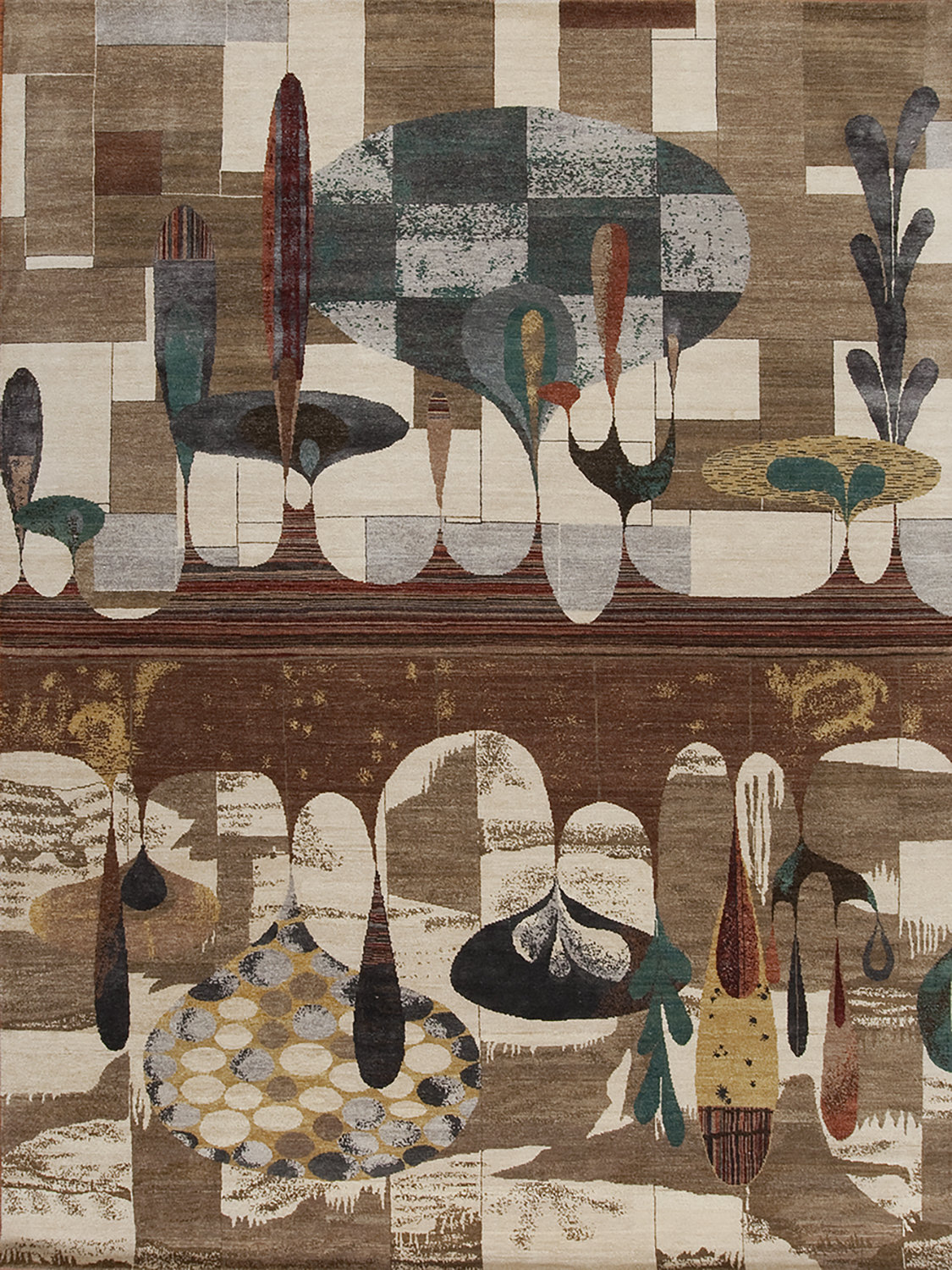 Samad Rugs Rex Ray One-of-a-Kind Rectangle 8' X 10'4" 2010s Area Rug in ...