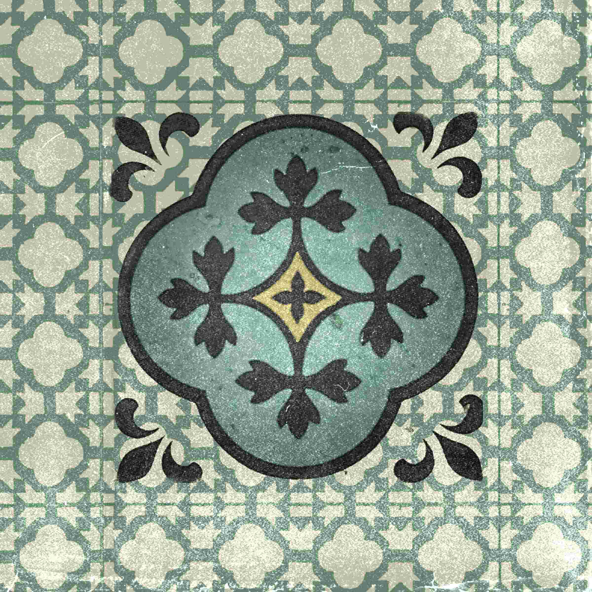 Bungalow Rose Poppy Tile Pattern 10 - Wrapped Canvas Print | Wayfair