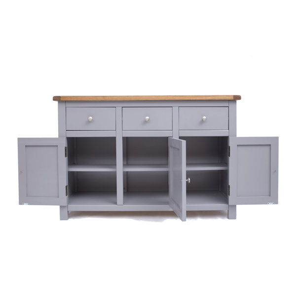 Brambly Cottage Mellor 120Cm Wide 3 Drawer Sideboard | Wayfair.co.uk