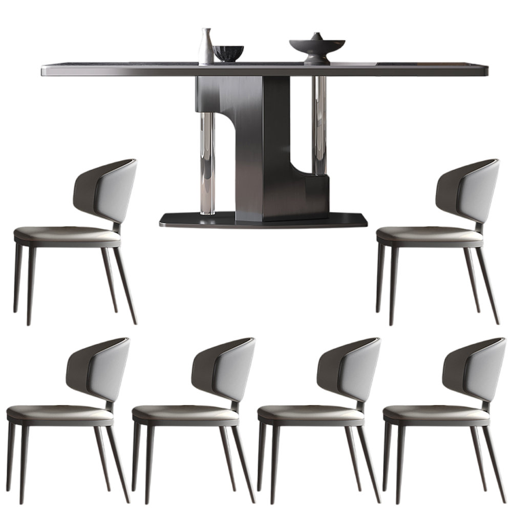 Elamer minimalist rectangular dining table sets - Wayfair Canada