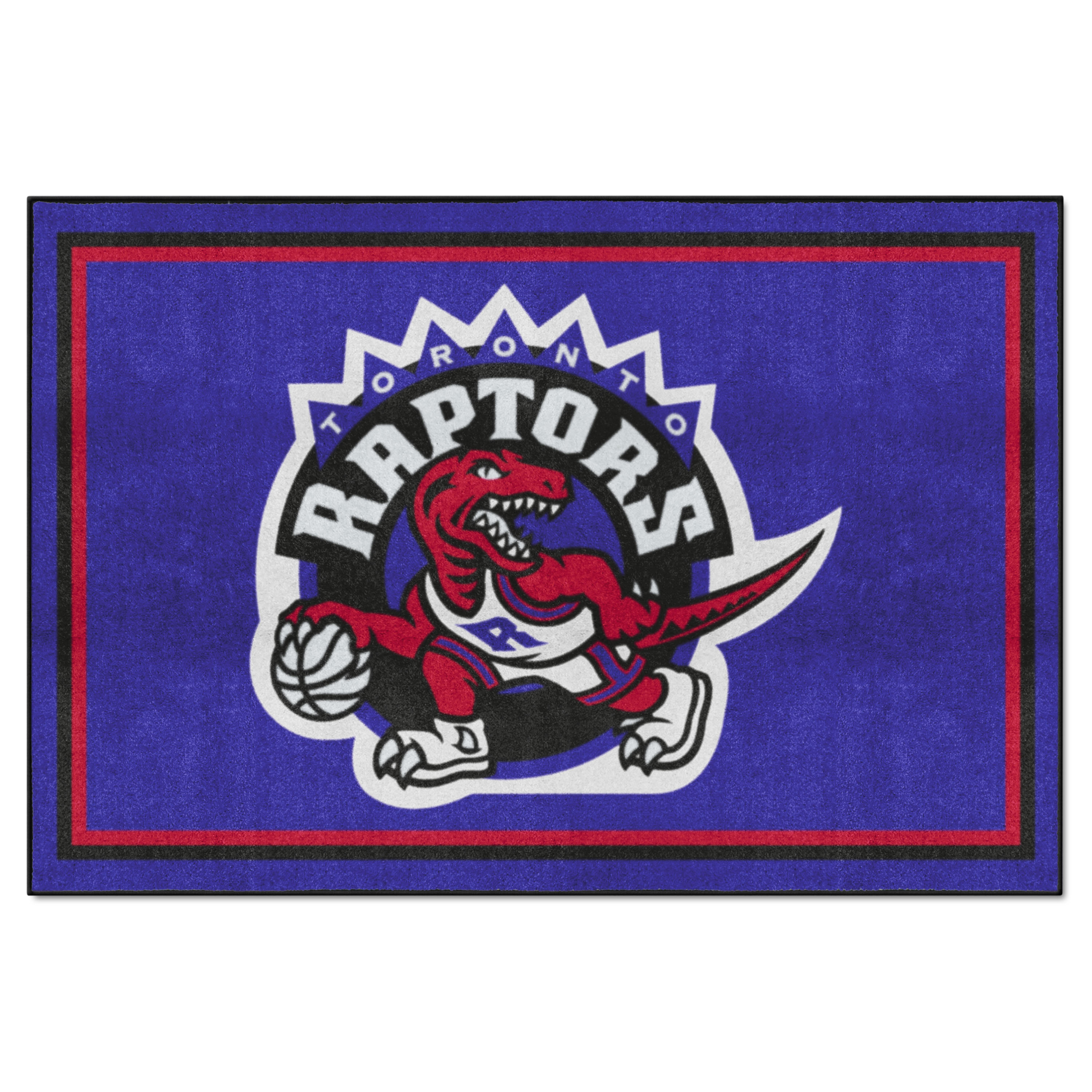 FANMATS Toronto Raptors_NBA Retro Toronto Raptors 5Ft. X 8 Ft. Plush ...