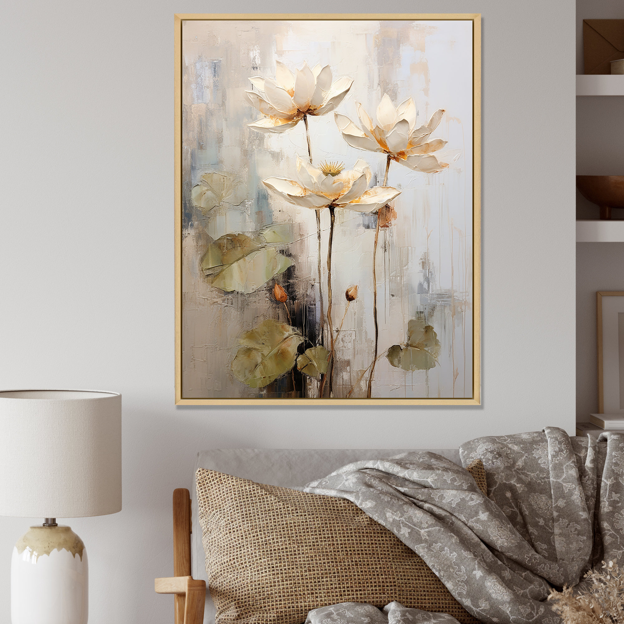 Dakota Fields Vintage Lotus Connection I | Wayfair