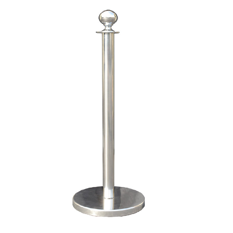 VIP Crowd Control Rope Stanchion (2 Mirror Crown Top/Flat Base + 6 ...