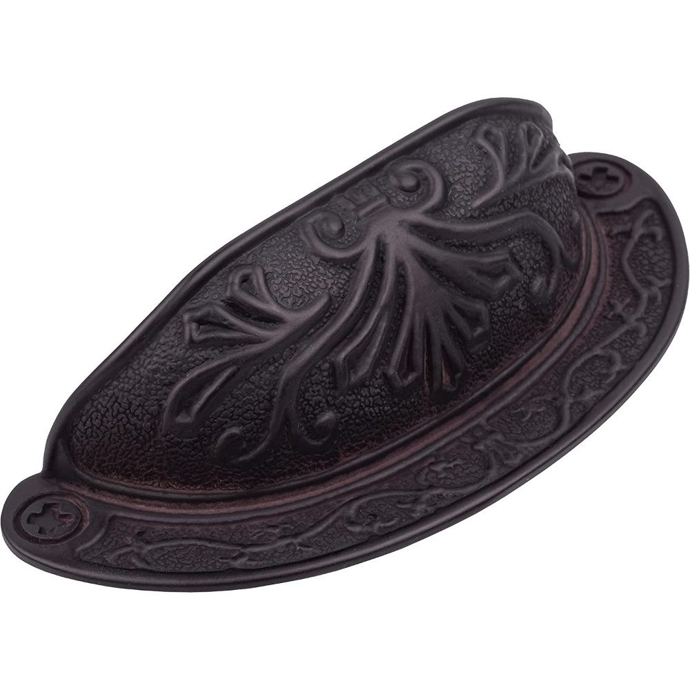 UNIQANTIQ HARDWARE SUPPLY Baroque Scroll Work Drawer Bin Pull ( 2 1/2 ...
