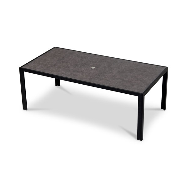 Birch Lane Pepina Rectangular Ceramic Outdoor Dining Table - Wayfair Canada
