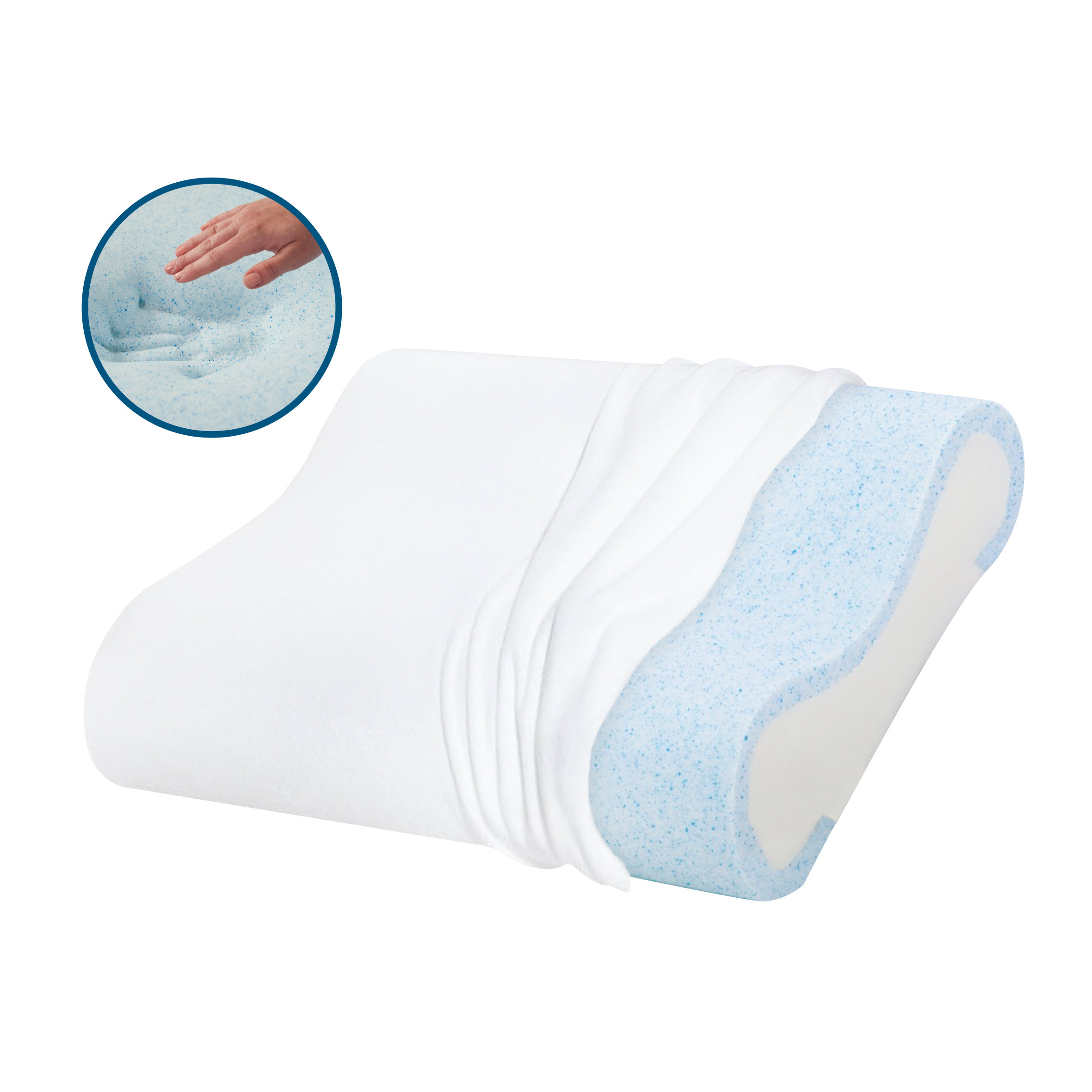 Linen Depot Direct Memory Foam Gel Pillow 19x13" & Reviews - Wayfair Canada
