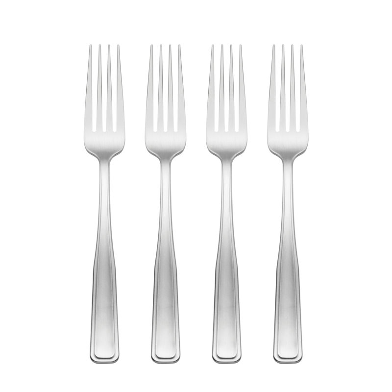 Oneida Reid Satin Salad Forks, Set of 4 | Wayfair
