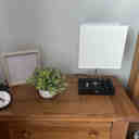 Ebern Designs Marshawn Table Lamp with 2 USB Ports, 2 Power Outlets and ...