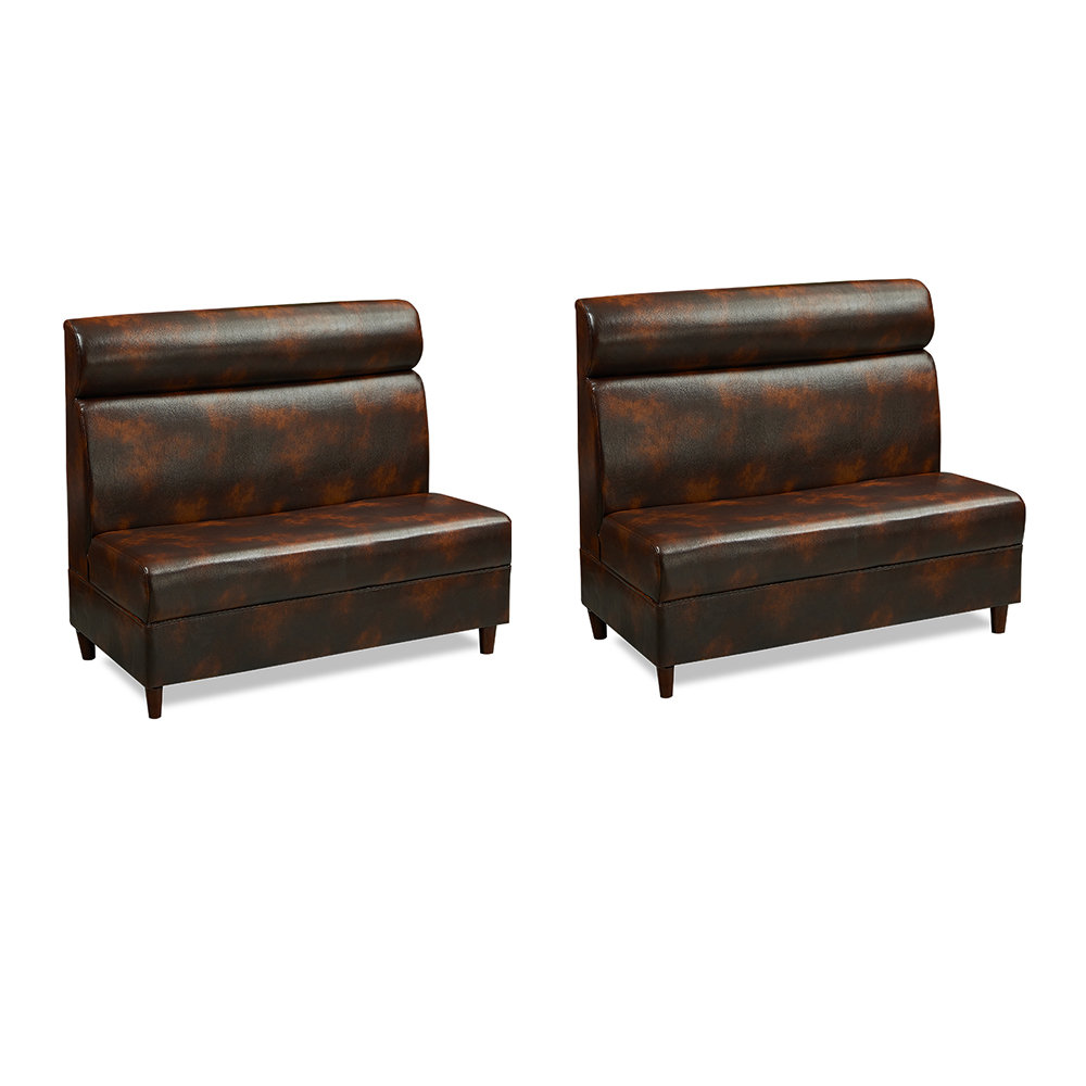 Canadian Linen Retro Industrial Style Cafe Restaurant Benches Faux ...