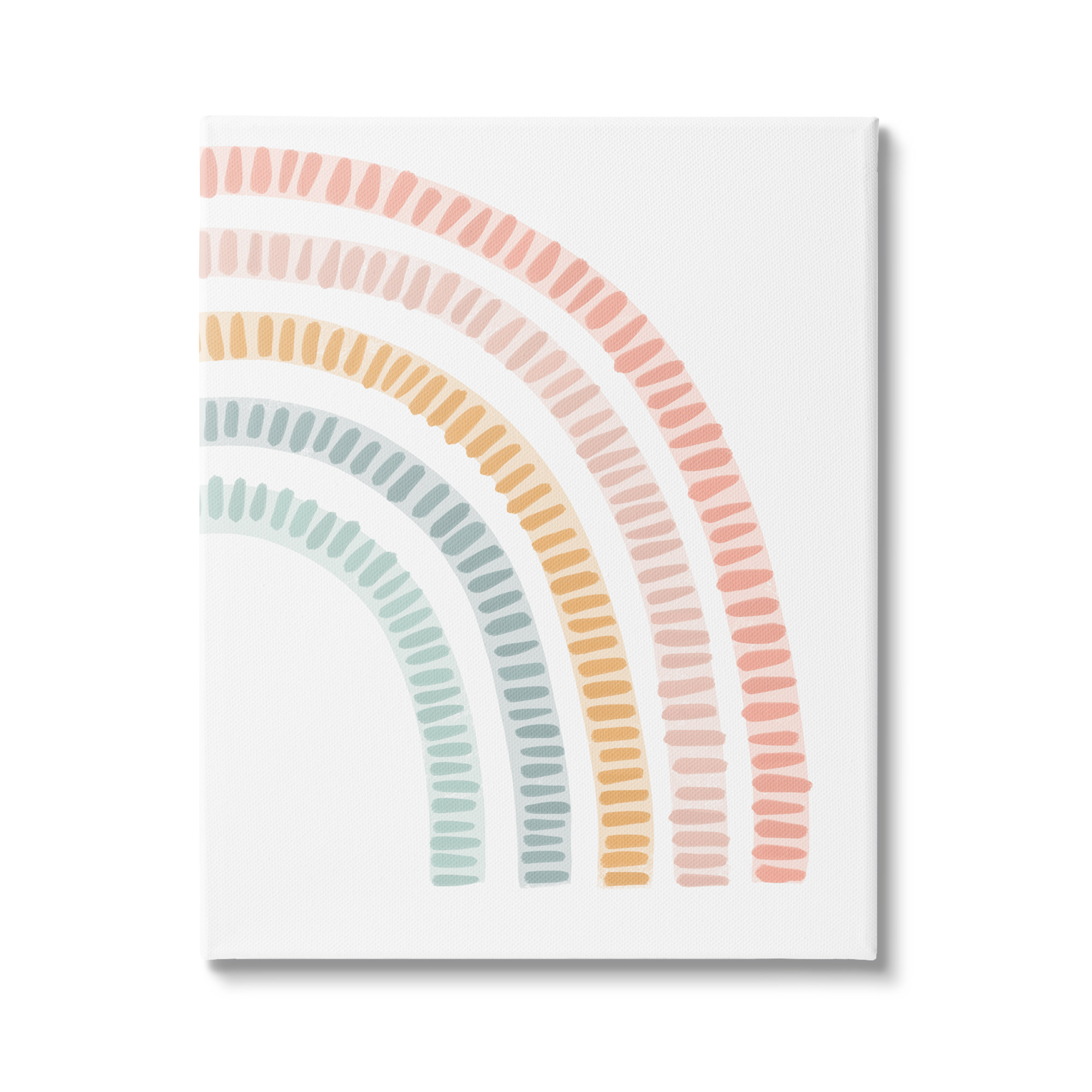 Isabelle & Max™ Minimal Patterned Rainbow Canvas Wall Art by Lil' Rue ...
