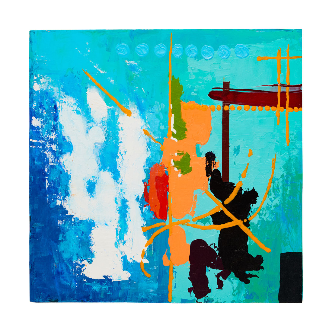 Aidan Gray Mr.Orange - Unframed Painting on Wood | Wayfair