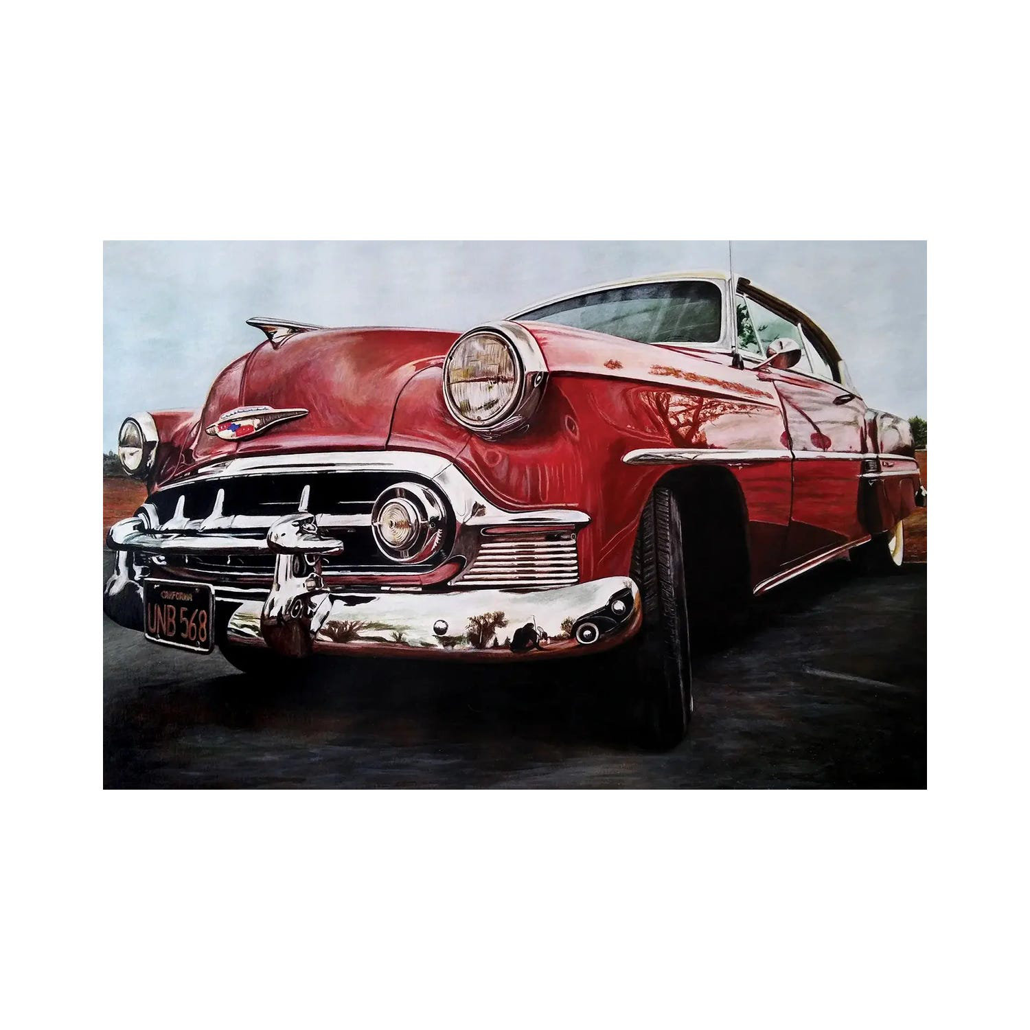 Williston Forge American Dream Car I by J.Bello Studio - Wrapped Canvas ...