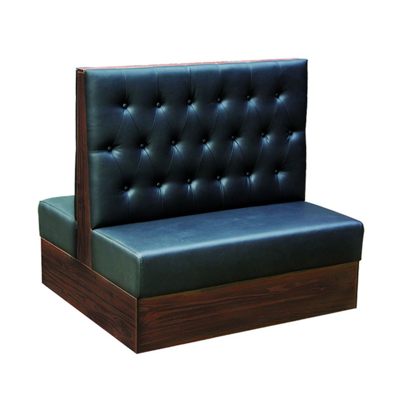 ERF, Inc. 4 Person Person Double Sided Booth Vinyl Booth | Wayfair