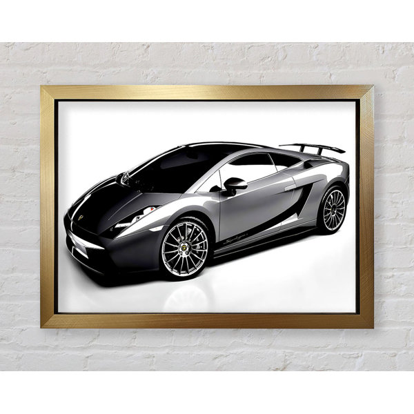 Bright Star Lamborghini Side Profile Silver - Single Picture Frame ...