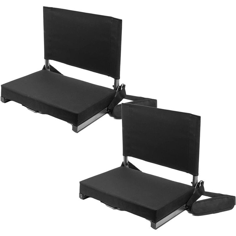 Arlmont & Co. Stadium Seat with Water-Resistant Cushions, with Bleacher ...
