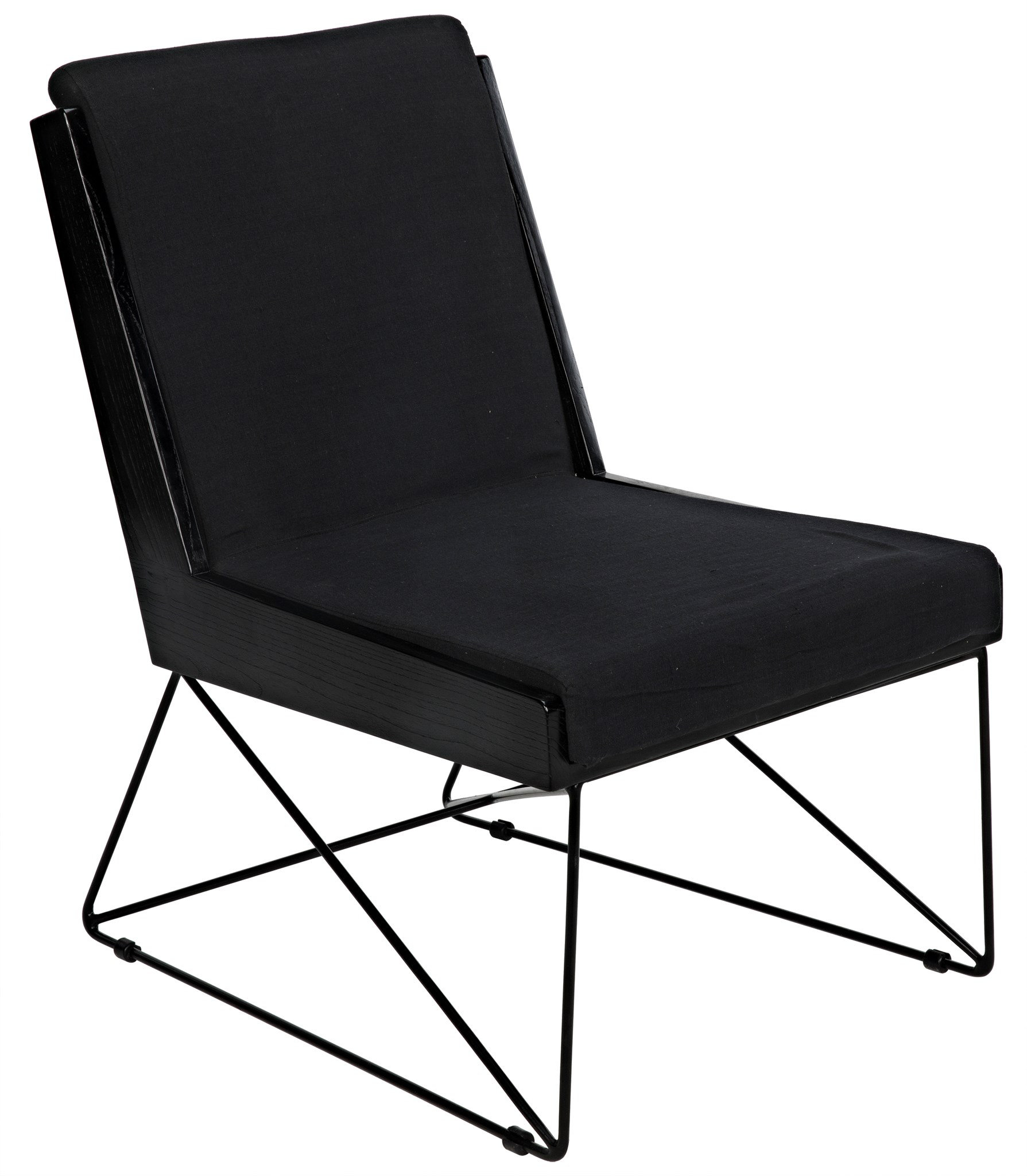 Noir Wiki Chair With Metal Frame | Wayfair
