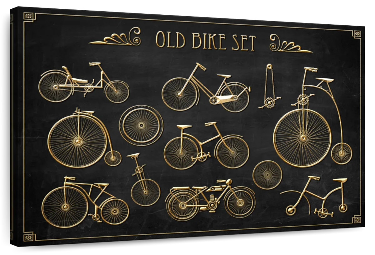 Ebern Designs Mehar Golden Bike Set - Wayfair Canada