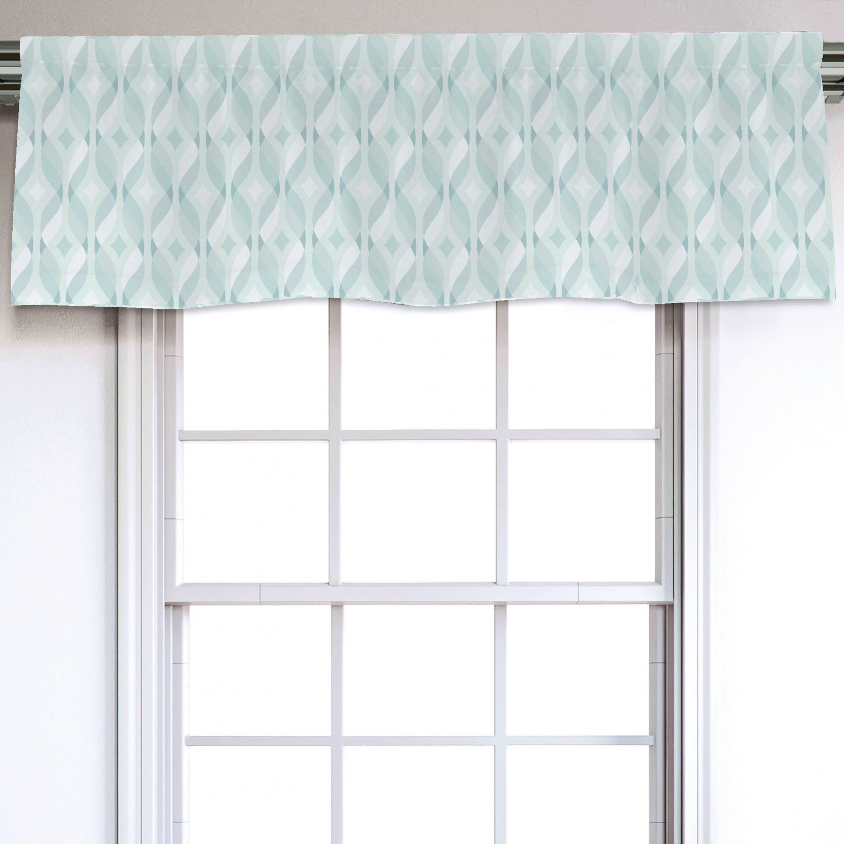 East Urban Home Seafoam 54" Window Valance | Wayfair