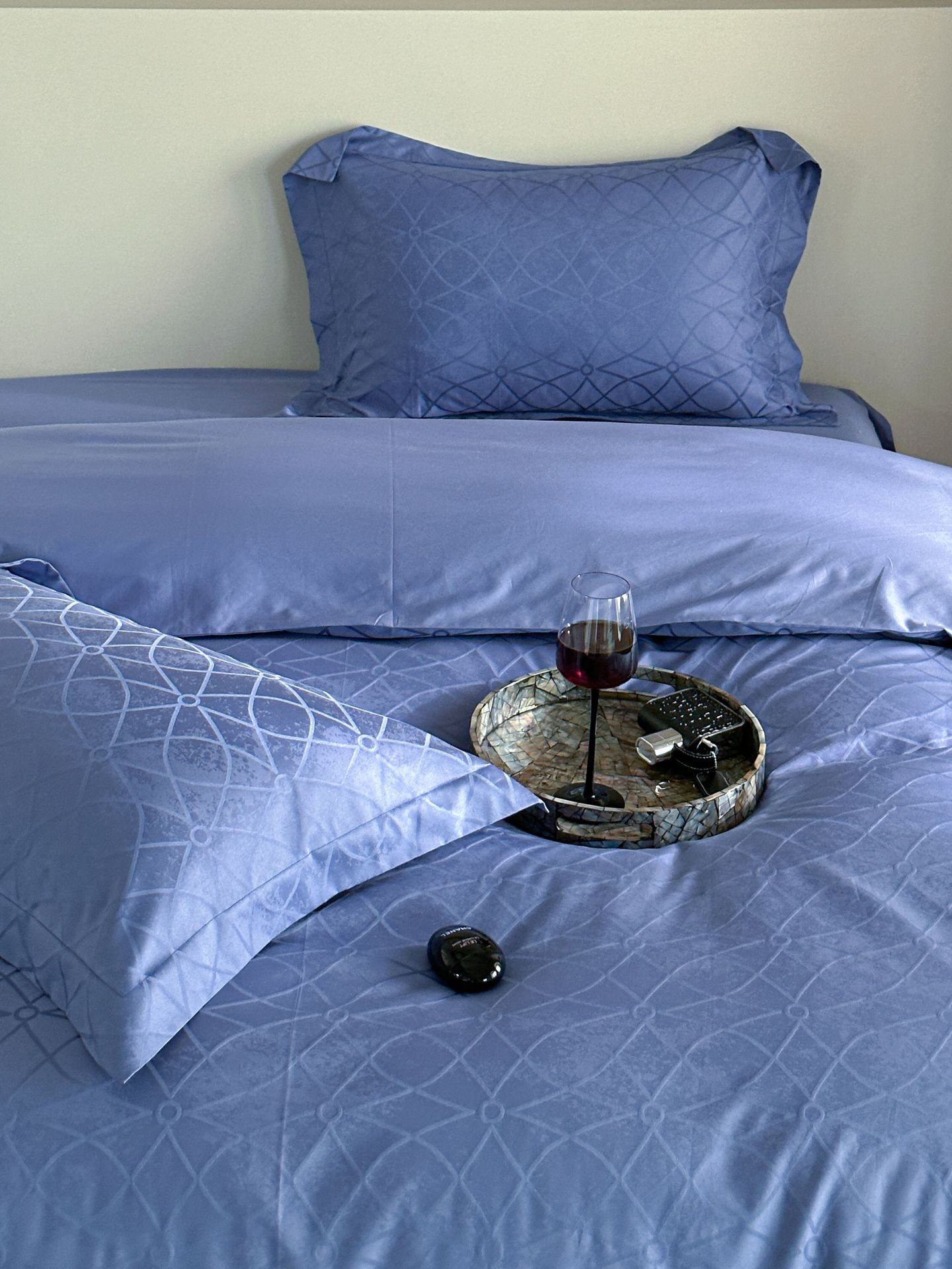 romantic plan Multiple Pinch Pleats Microfiber Duvet Cover Set | Wayfair