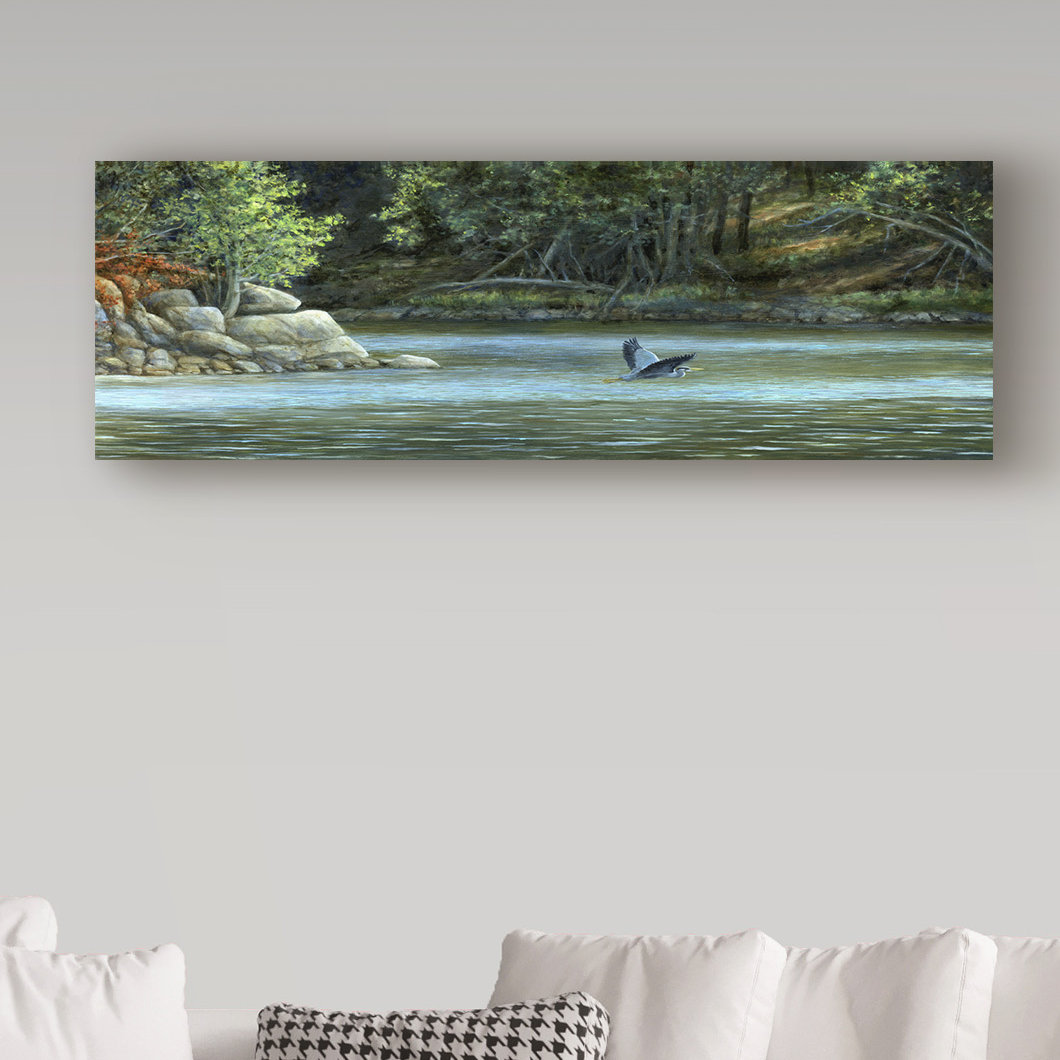 Millwood Pines Ezichi Open Water by John Morrow - Print on Canvas | Wayfair
