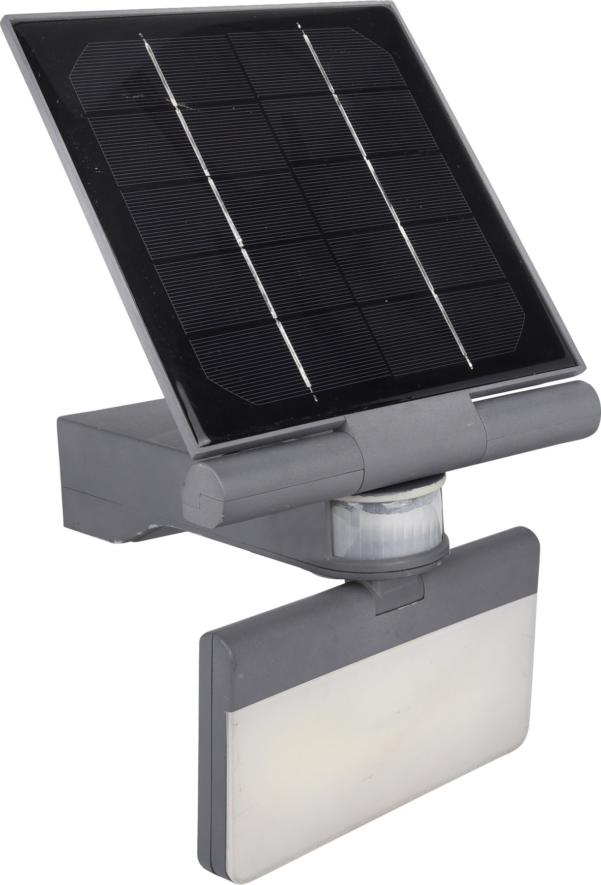 Pacific Accents Gray Solar Powered Integrated LED Flood Light & Reviews ...