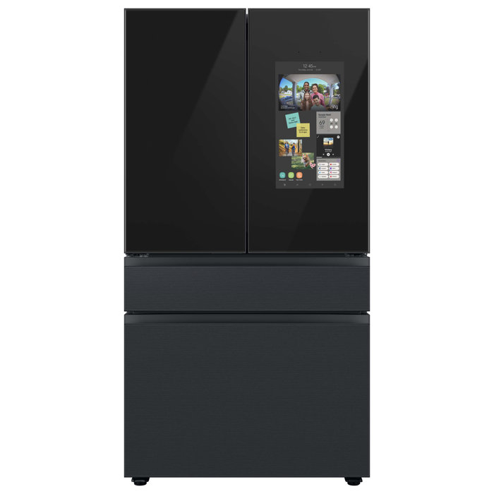 Samsung Bespoke Matte Black Steel Kitchen Package with 29 cu. ft. 4 ...