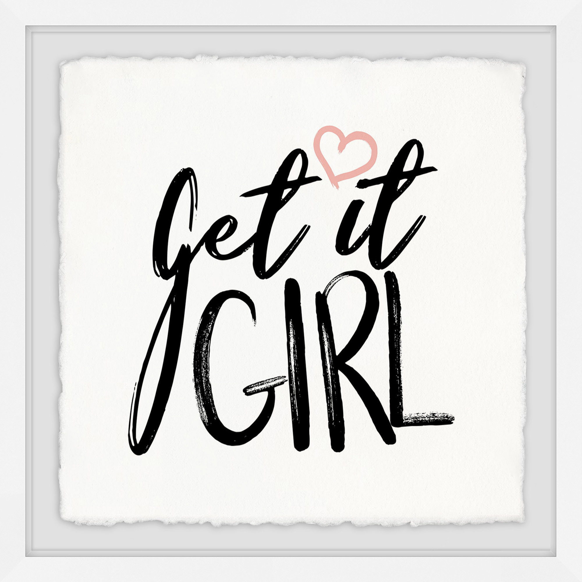 House of Hampton Get It Girl - Picture Frame Print - Wayfair Canada