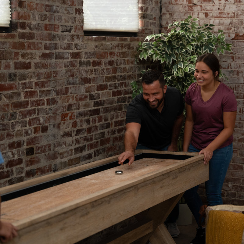 American Legend LED Shuffleboard Table with Buffet Top & Reviews ...